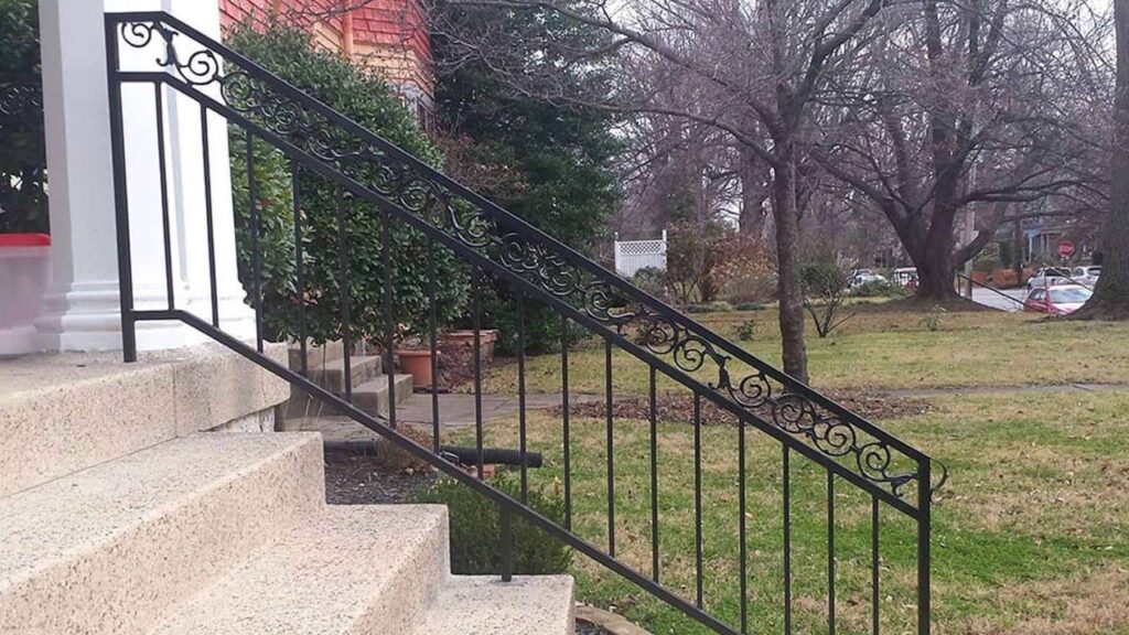 Ornamental and Custom Iron Handrails